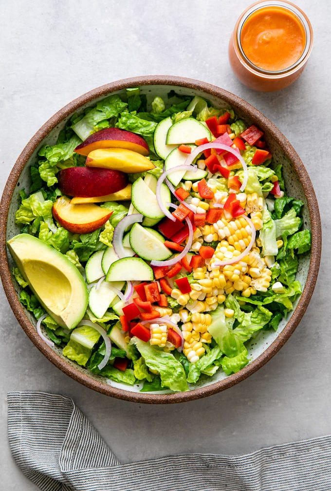 Farmer's Market Salad (Healthy + Easy) - The Simple Veganista