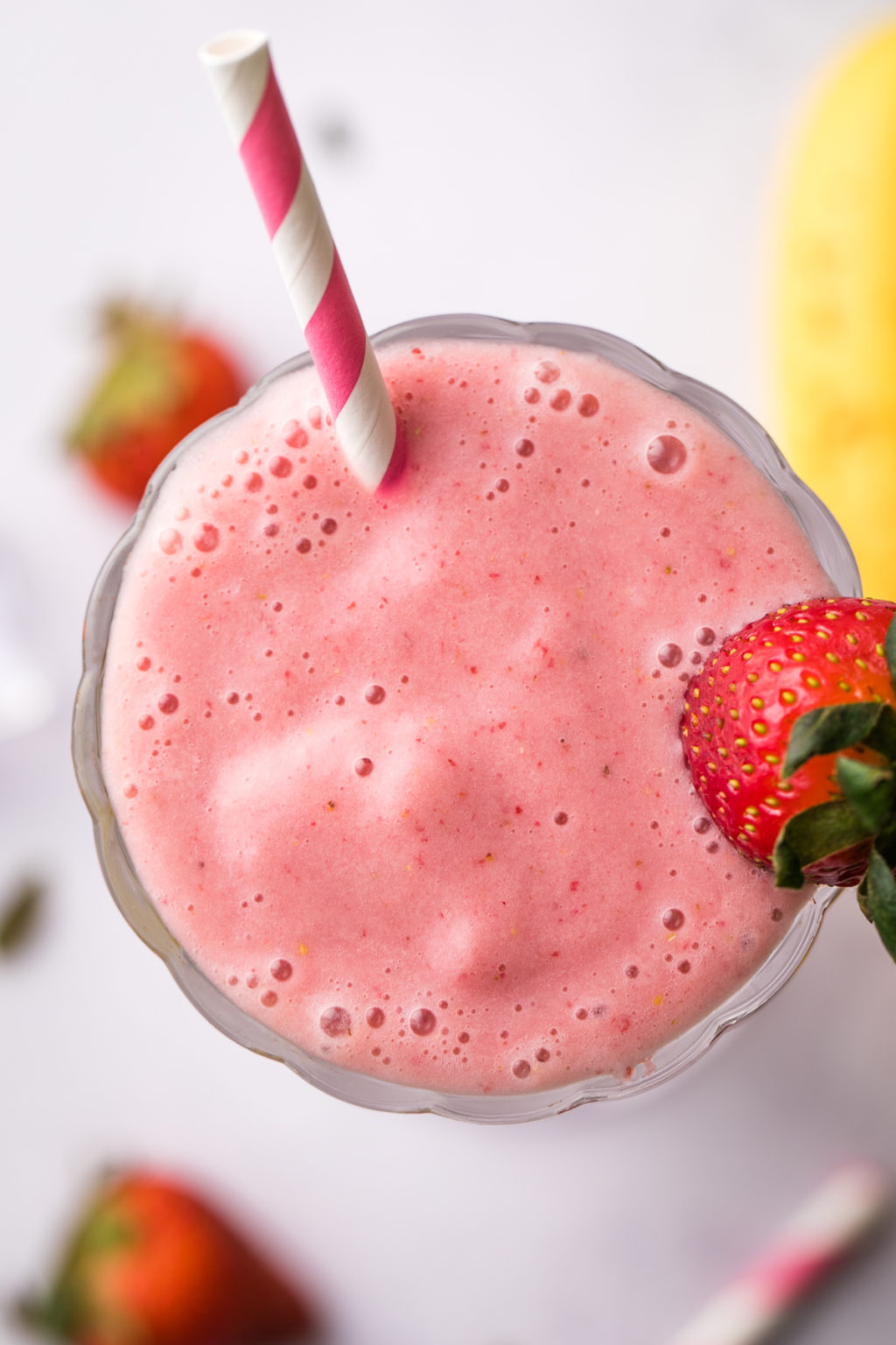 Vegan Strawberry Milkshake (Healthy & Delicious!)