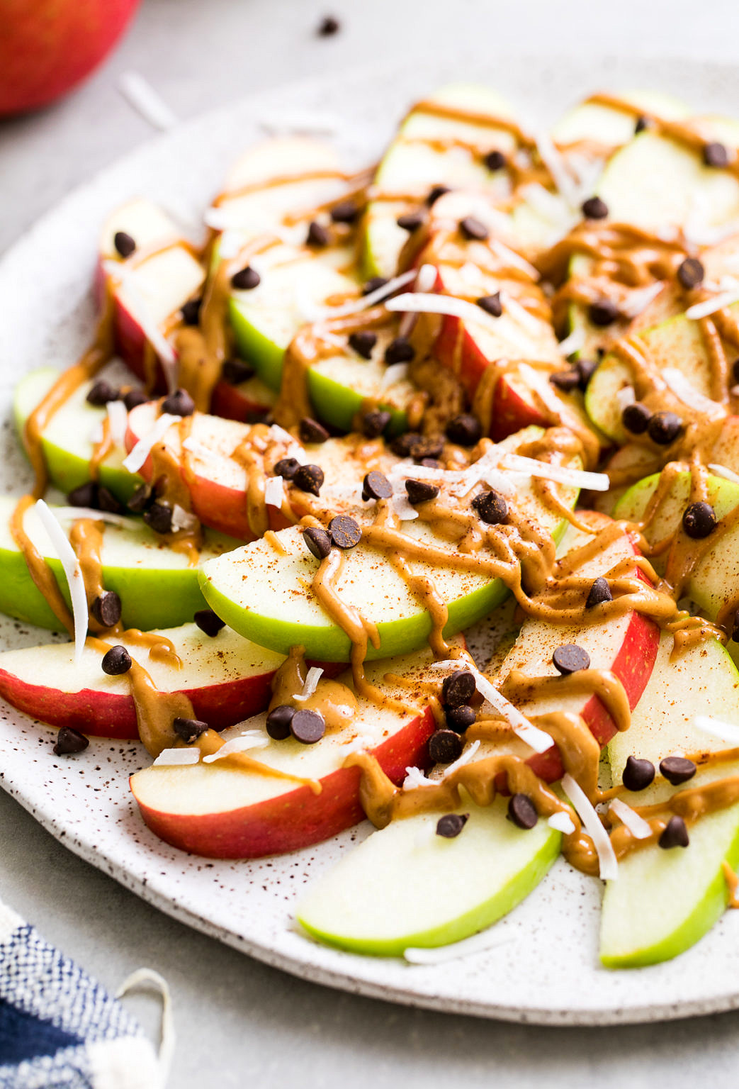 Healthy Apple Nacho Recipe (5-Minutes) - The Simple Veganista