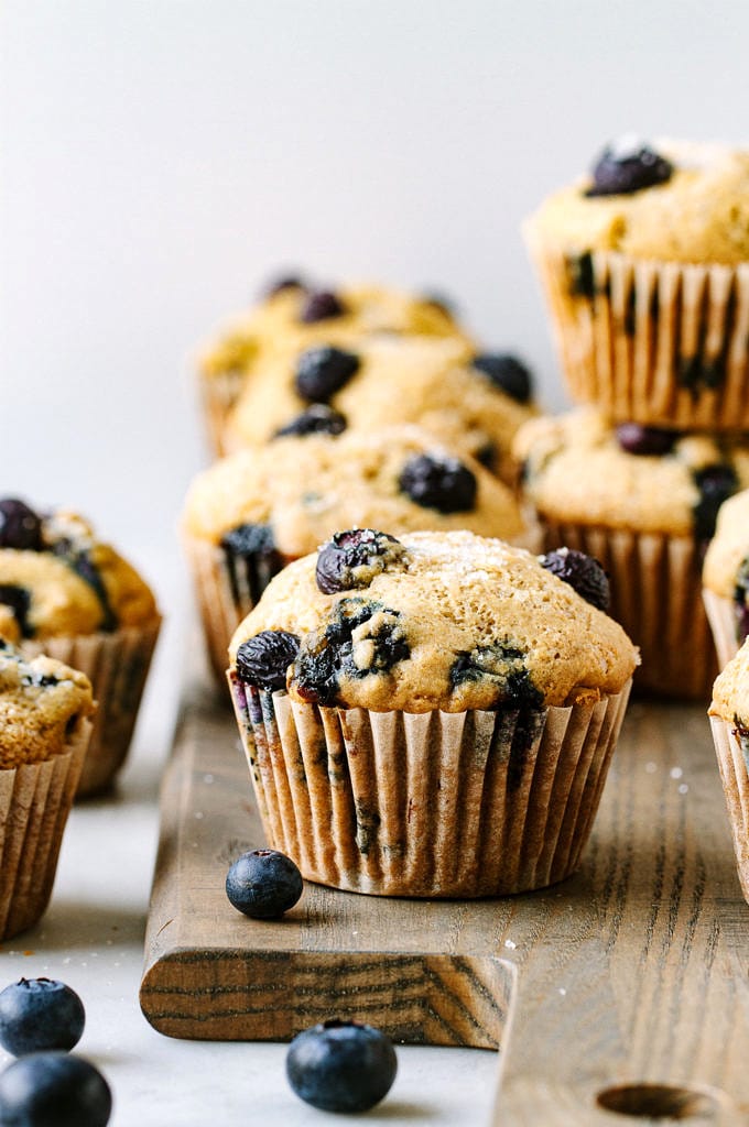 Vegan Blueberry Muffins - Perfectly Light & Fluffy Muffin Recipe