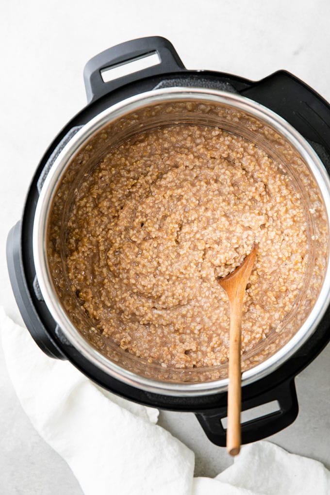 Instant Pot Steel Cut Oats (Fail-proof Recipe!) - The Simple Veganista